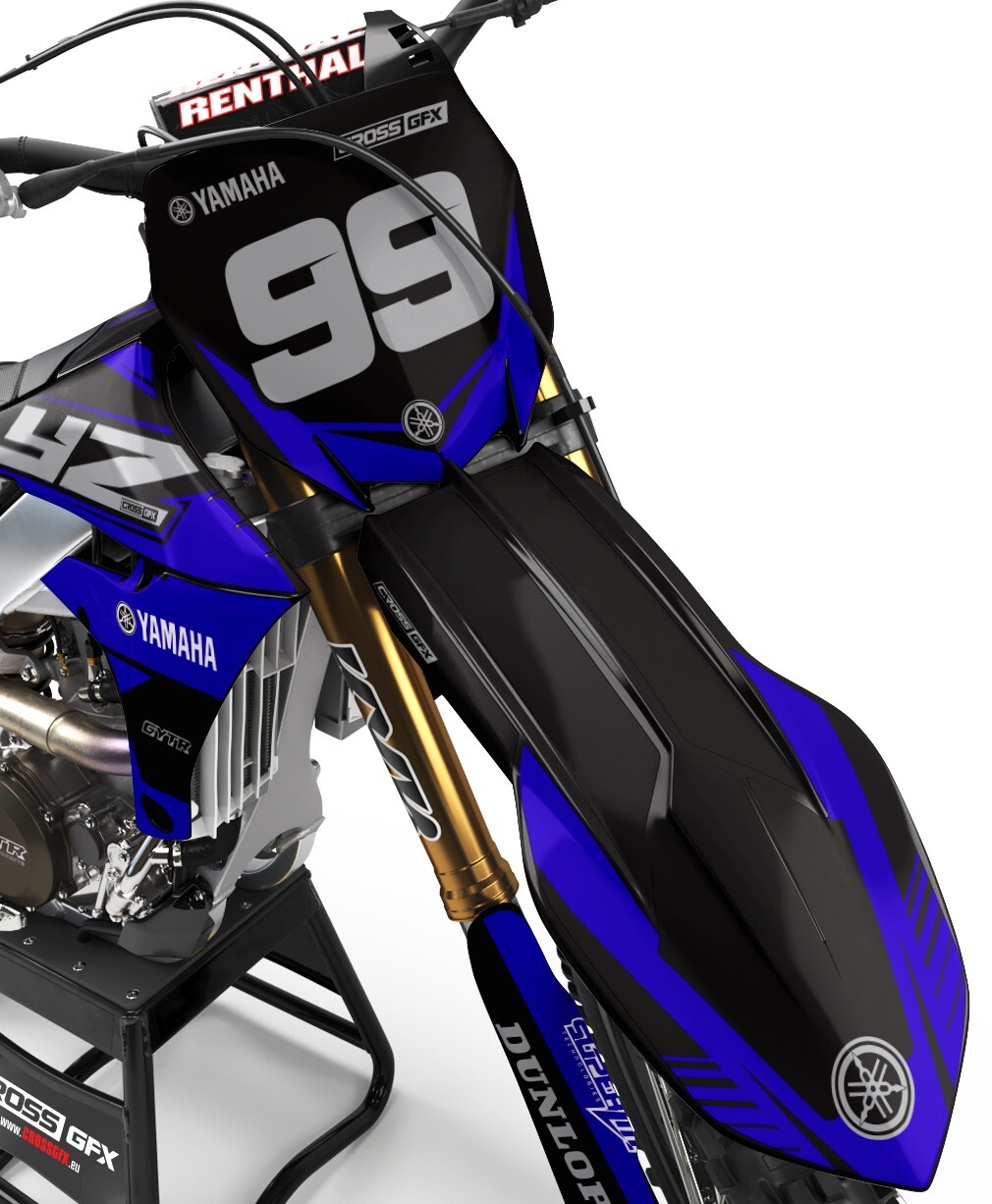 2002 2003 2004 YZ 125 250 Graphics Kit YAMAHA YZ125 YZ250 Polisport ...