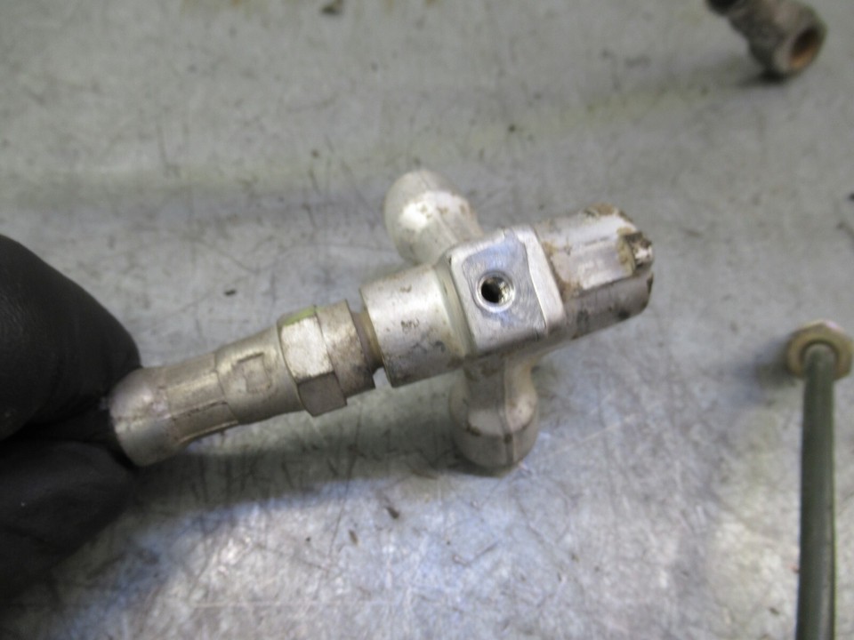 BMW Airhead Front Dual Brake Line Splitter w Hoses r100rt r100rs | eBay