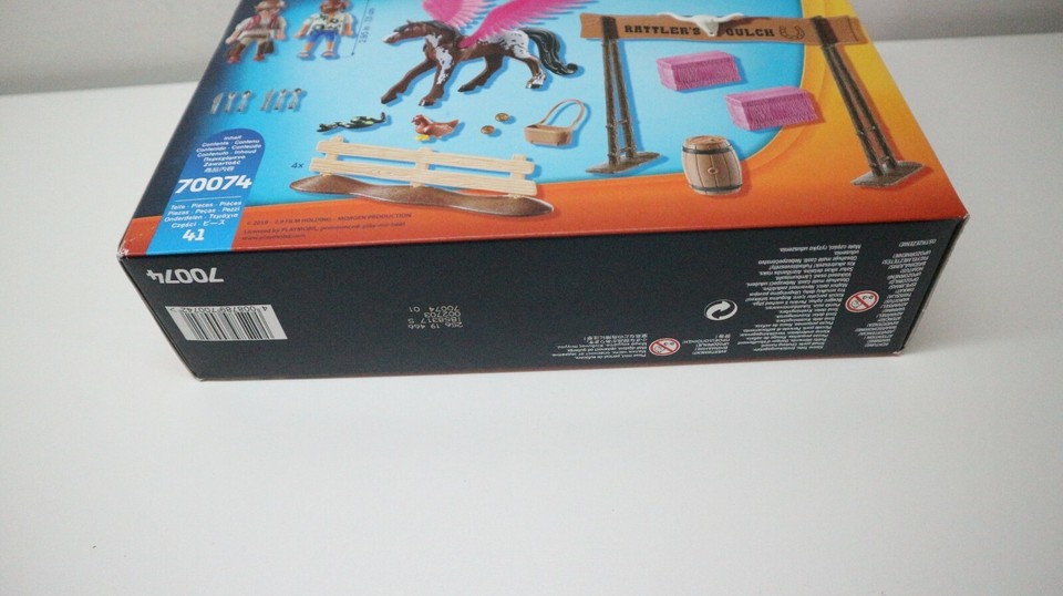 playmobil 70074 setnr. the movie western set rattler's gulch ranch ...