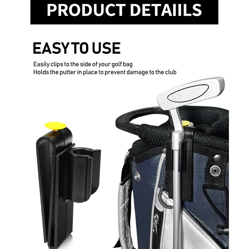 Golf Club Bag Clips Multi-Function Putter Holder Clip For Golf Golf ...