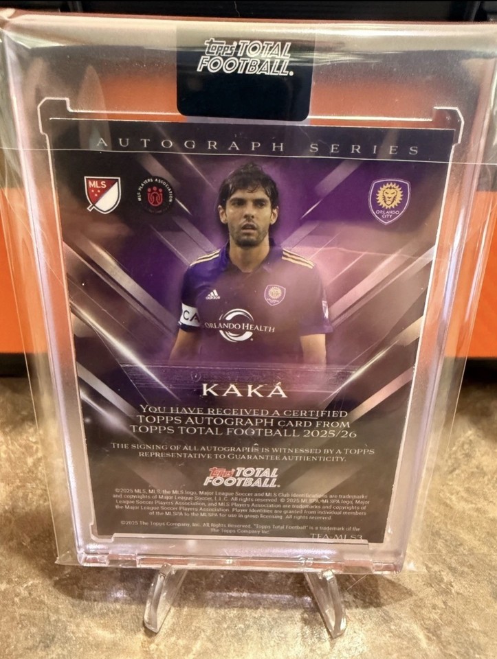 2025 Topps Total Football MLS Auto 13/25 KAKA Orlando FC TFA-MLS3 | eBay