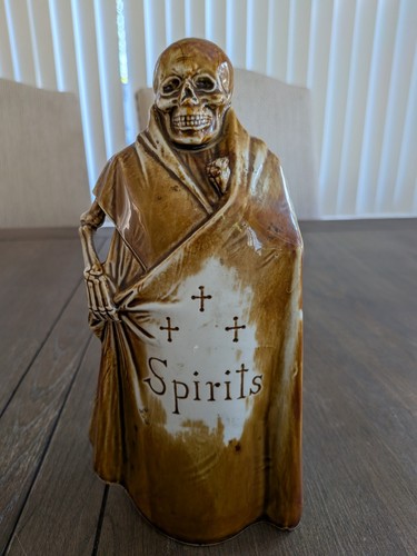 Schafer Vater Decanter Skeleton Grim Reaper Spirit | eBay