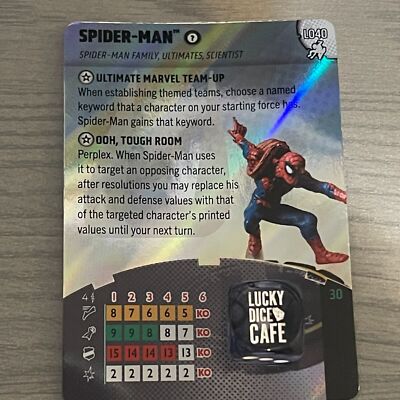 Marvel Heroclix Spider-Man Beyond Amazing L040 Spider-Man Legacy Card ...