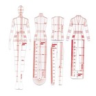 Fashion Drawing Ruler Set Figure Drawing Template for Fashion Design ...