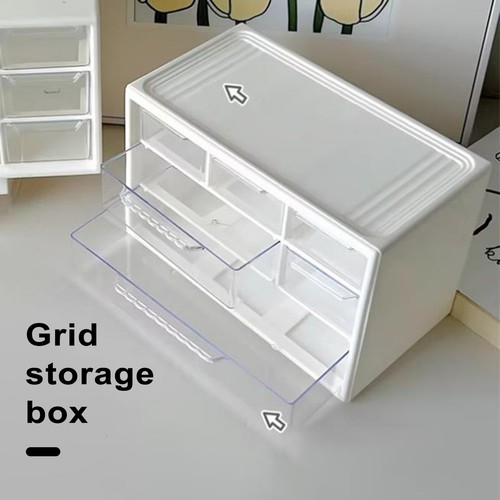 Transparent Visual Design Clear at Glance Drawer Type Organizer Box ...