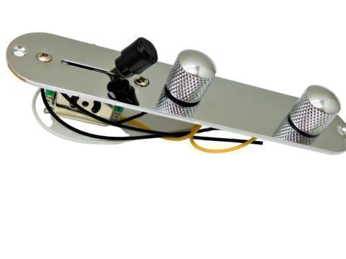 Pre Wired Tele Telecaster Control Plate ... Chrome | eBay