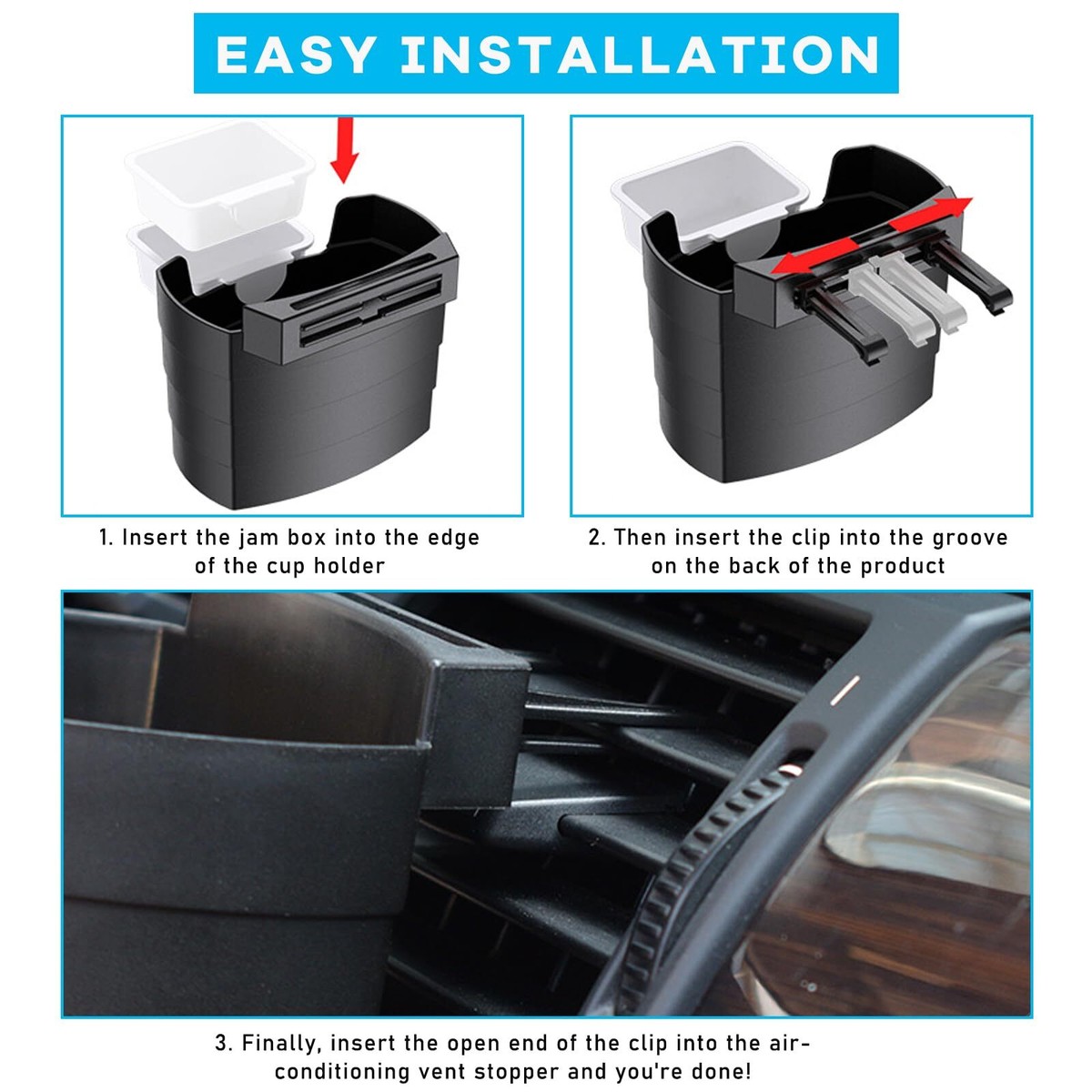 Car French Fry Holder Automotive French Fry Holder,Car Air Vent Clip