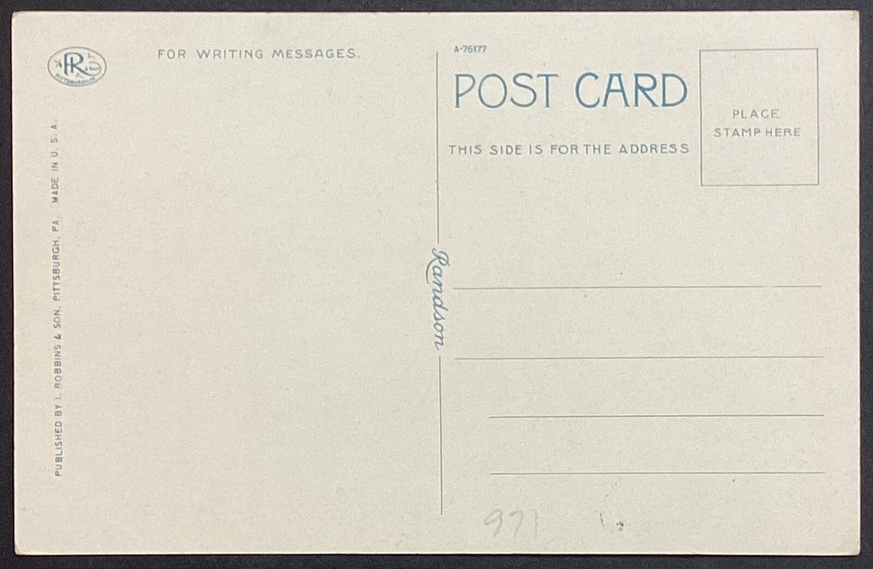 Grafton West Virginia Post Office Old Car Vintage Standard Postcard ...