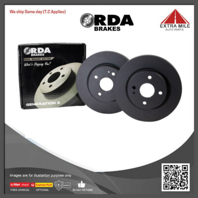 2X RDA Front Disc Brake Rotor Standard For Mercedes-Benz C200 CL203 ...