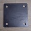FLAT SQUARE STEEL BASE PLATES WITH 4 HOLES | 3x3 4x4 5x5 6x6 8x8 | QTY ...