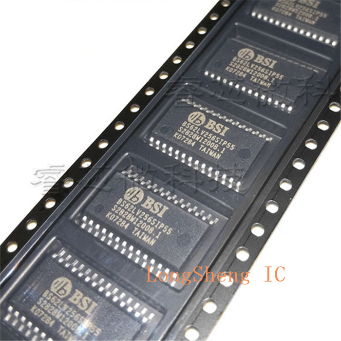5PCS BS62LV256SIP55 SOP28 Ultra low power consumption CMOS SRAM 32K ×8 ...