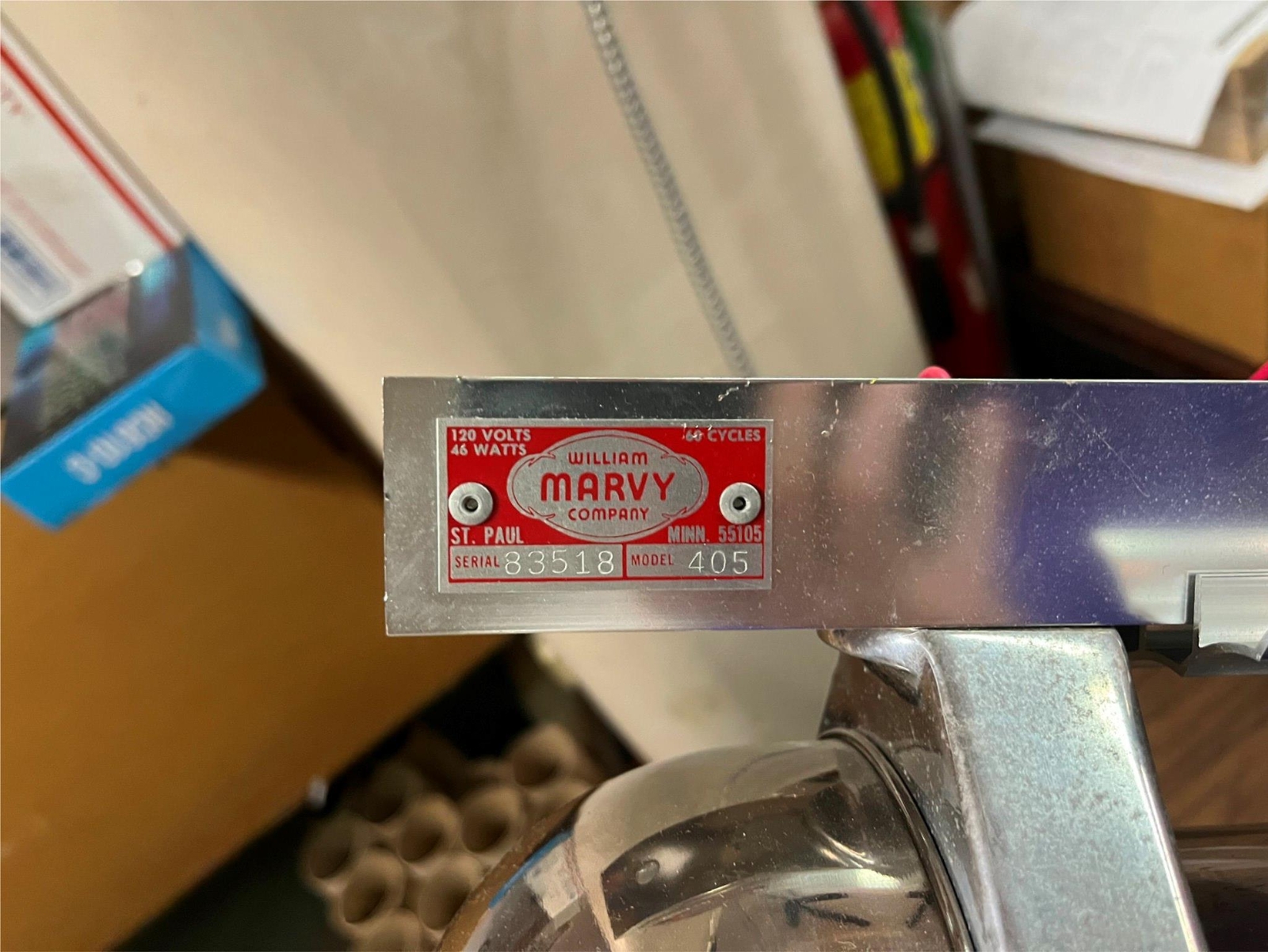 William Marvy #405 Barber pole Lighted 24X6 glass cylinder | eBay