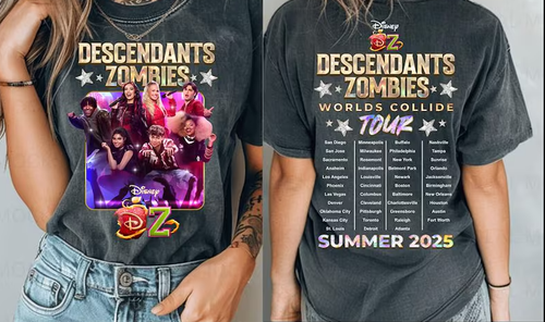 Descendants Zombies World Collide Tour Shirt, The Rise Of Red AN53525 ...