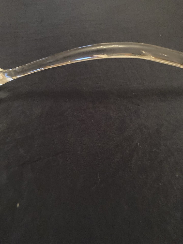 Hand Blown Glass Punch Bowl Ladle With Pouring Spout Heisey Glass Co ...