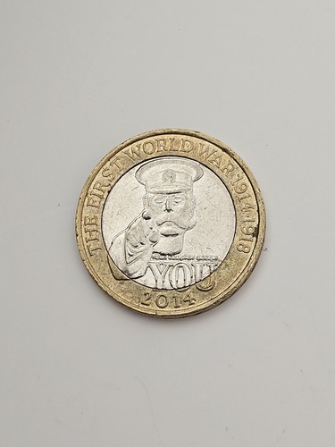 2014 Lord Kitchener The First World War 1914-1918 £2 Two Pounds Coin ...