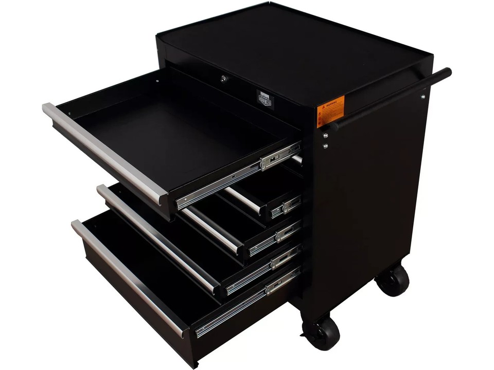 New Halfords Advanced 6 Six Drawer Tool Box Cabinet on Wheels Chest ...