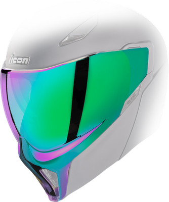 ICON Threshold Shield Scarab Green Replacement Helmet Visor 0130-1468 ...