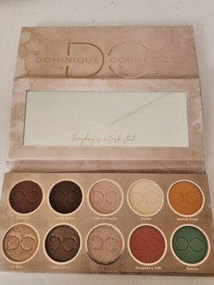 Dominique Cosmetics Latte 2 Eyeshadow Palette 10 Shades Color Pressed ...