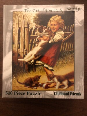 Childhood friends 500 Piece Puzzle The Art Of Jim Daly Nostalgic | eBay
