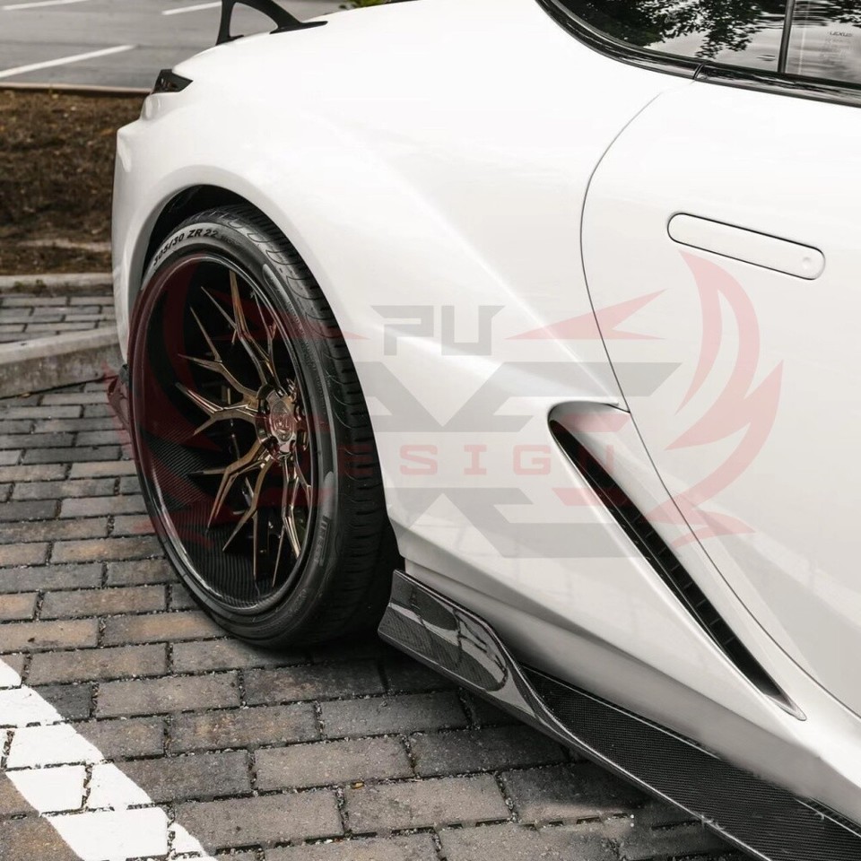 Carbon Fiber Body Kit For Lexus LC500 LC500h Front Lip Side Skirts Rear ...