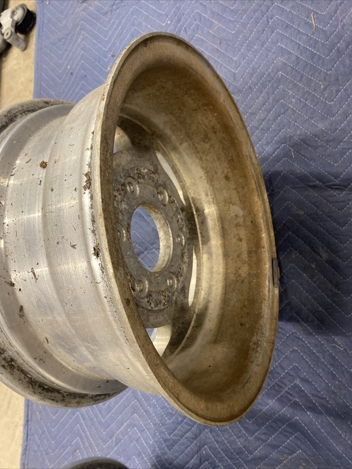 Chevy GMC 6 Lug Aluminum Slot Mag Wheels 15x7” C10 Truck 15” Blazer ...