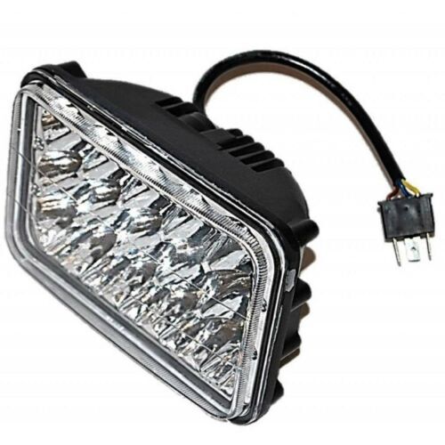 4X6" LED HID Light Bulbs Crystal Clear Sealed Beam Headlamp Headlight ...
