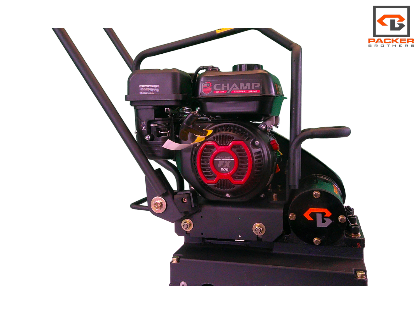 Packer Brothers Roller Plate Compactor Tamper 4 packer brick rubber | eBay