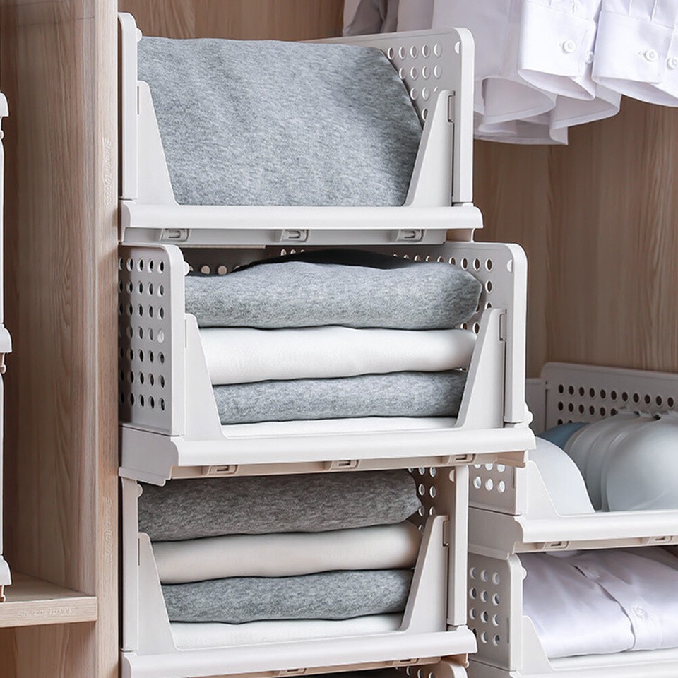 Folding Wardrobe Drawer Units Organizer Clothes Closet Stackable ...