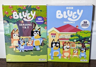 Bluey TV Series Complete Seasons 1-3 1, 2 & 3 DVD (153 Episodes) New ...
