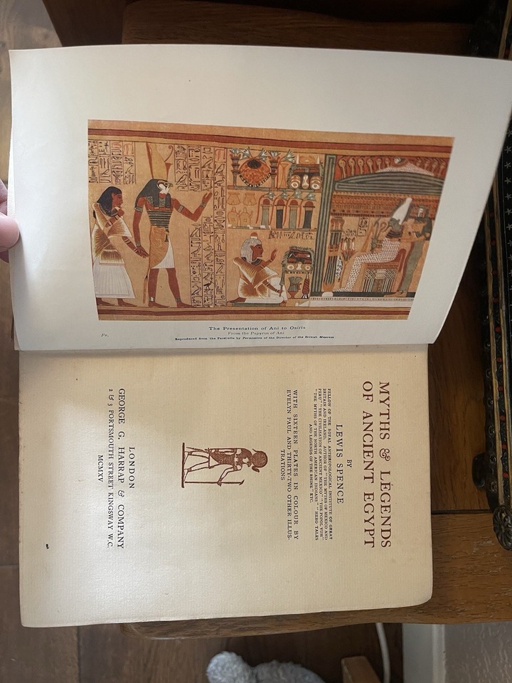 The Myths Of Ancient Egypt occult rare vintage book | eBay
