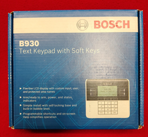 Bosch B930 Security Text Keypad BRAND NEW IN BOX. | eBay