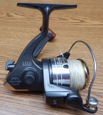 OLD FIN-NOR LITE S-200 SPINNING REEL WORKS GOOD NO BOX MADE IN MALAYSIA ...