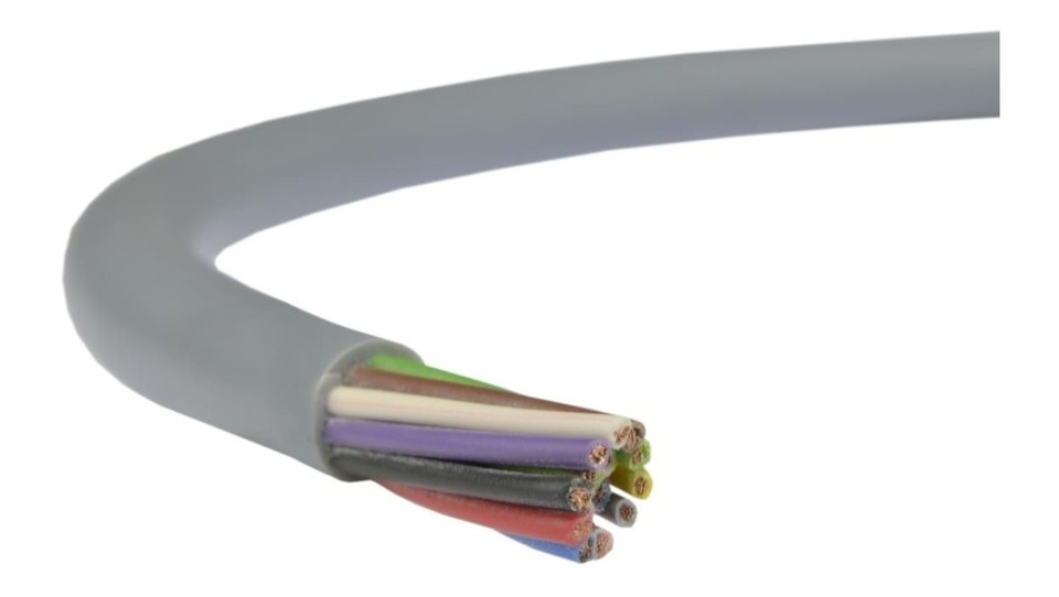 Przewód sterowniczy LIYY 300/300V 14x0,25 szary linka TKD 100m | eBay