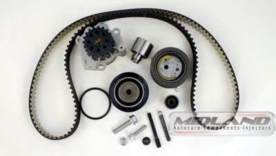 TIMING CAM BELT KIT WATER PUMP FOR VW AUDI SKODA SEAT 1.6 TDI CAYC CAYD ...