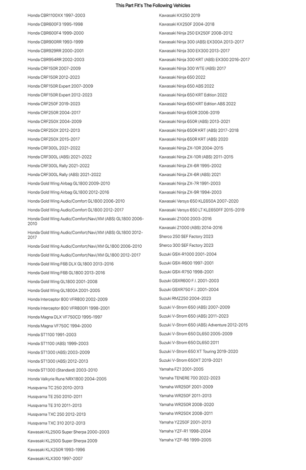 Pro X Valve Shim 7.48mm OD x 2.80mm For KAWASAKI Ninja ZX-10R (ABS ...