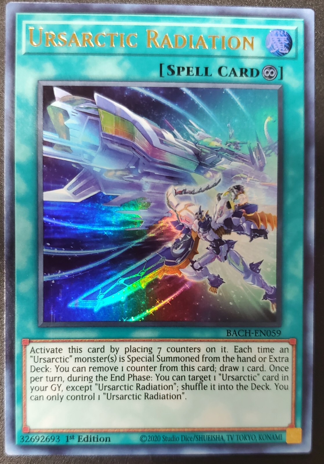 Ursarctic Radiation BACH-EN059 1st Edition Yu-Gi-Oh Battle Of Chaos ...