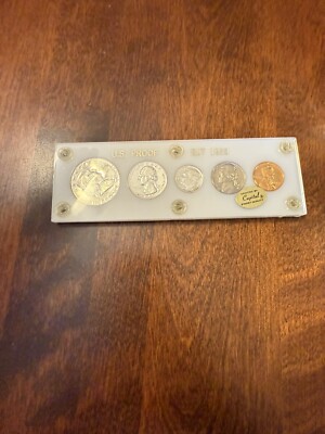 1955 US Mint Silver PROOF Set Cameo Coins Beautiful Toning *RARE* | eBay