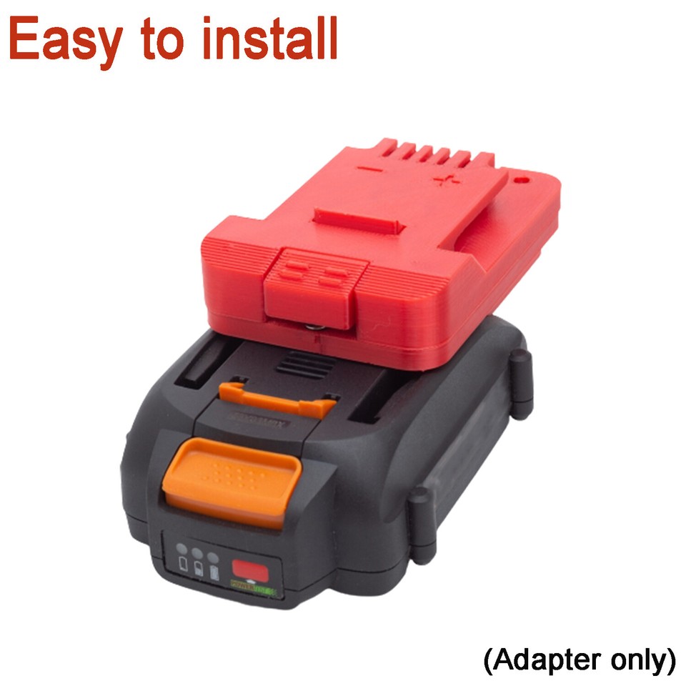 1X Adapter For Worx 20V Li-ion Battery Convert to for Bauer 20V ...
