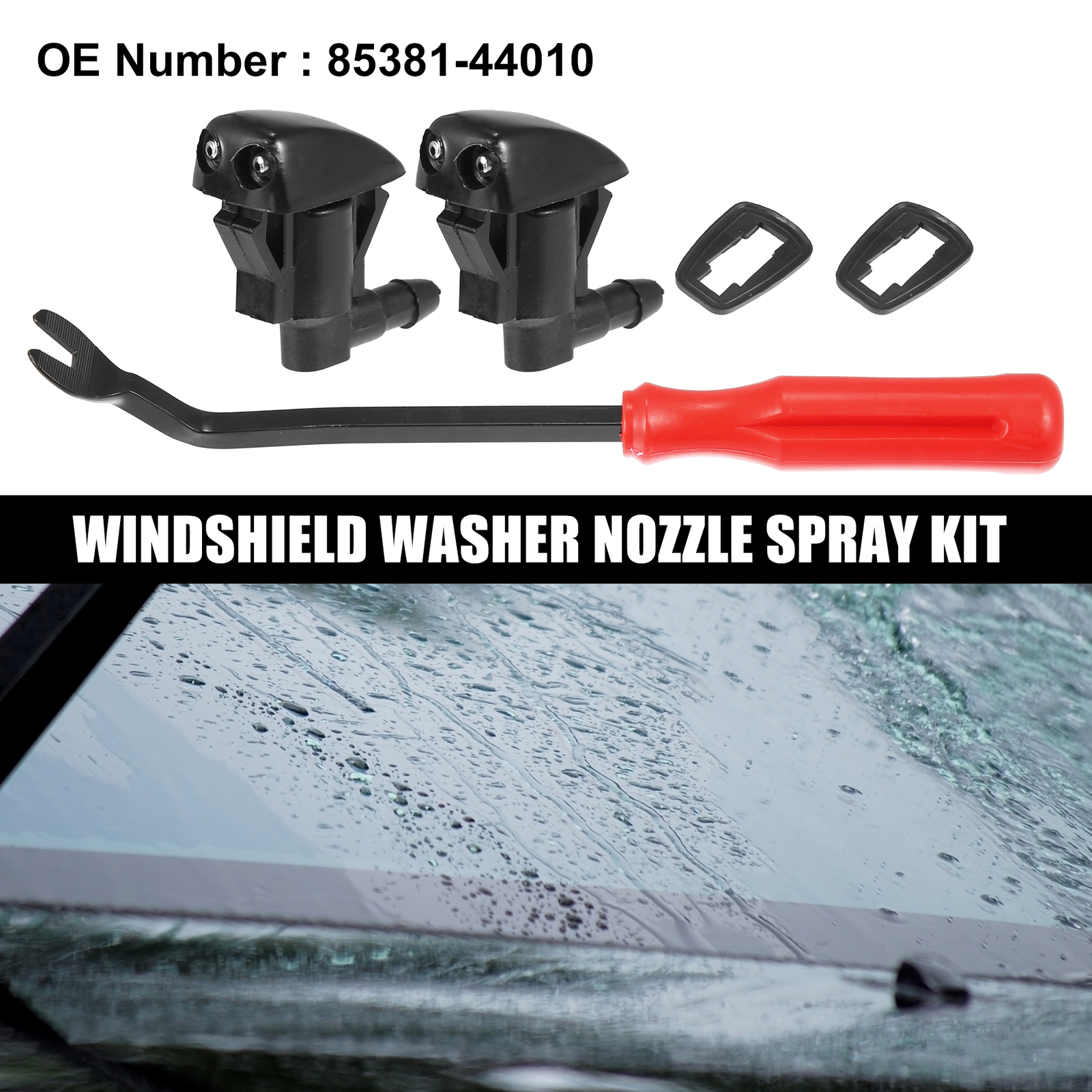 5pcs Front Windshield Washer Nozzle Kit 85381-44010 for Toyota Tacoma ...