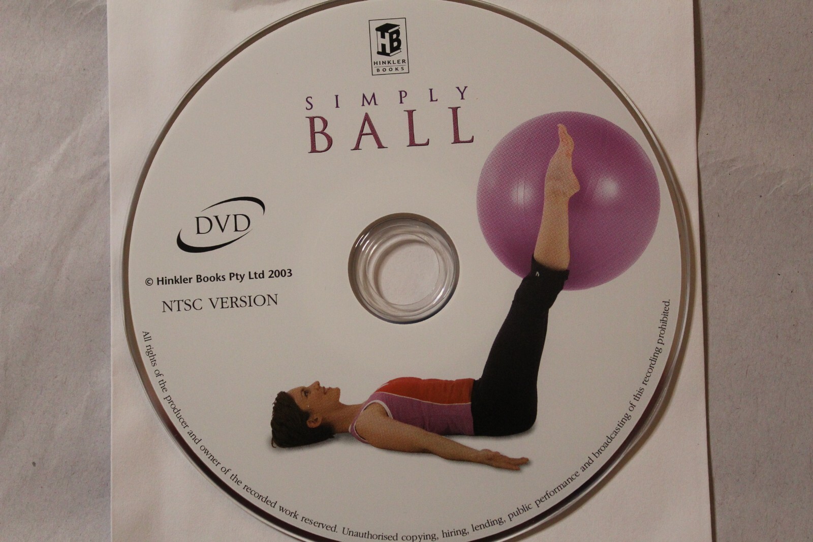 Simply Ball by Jennifer Pohlman Rodney Searle DVD ONLY (2004) Workout ...