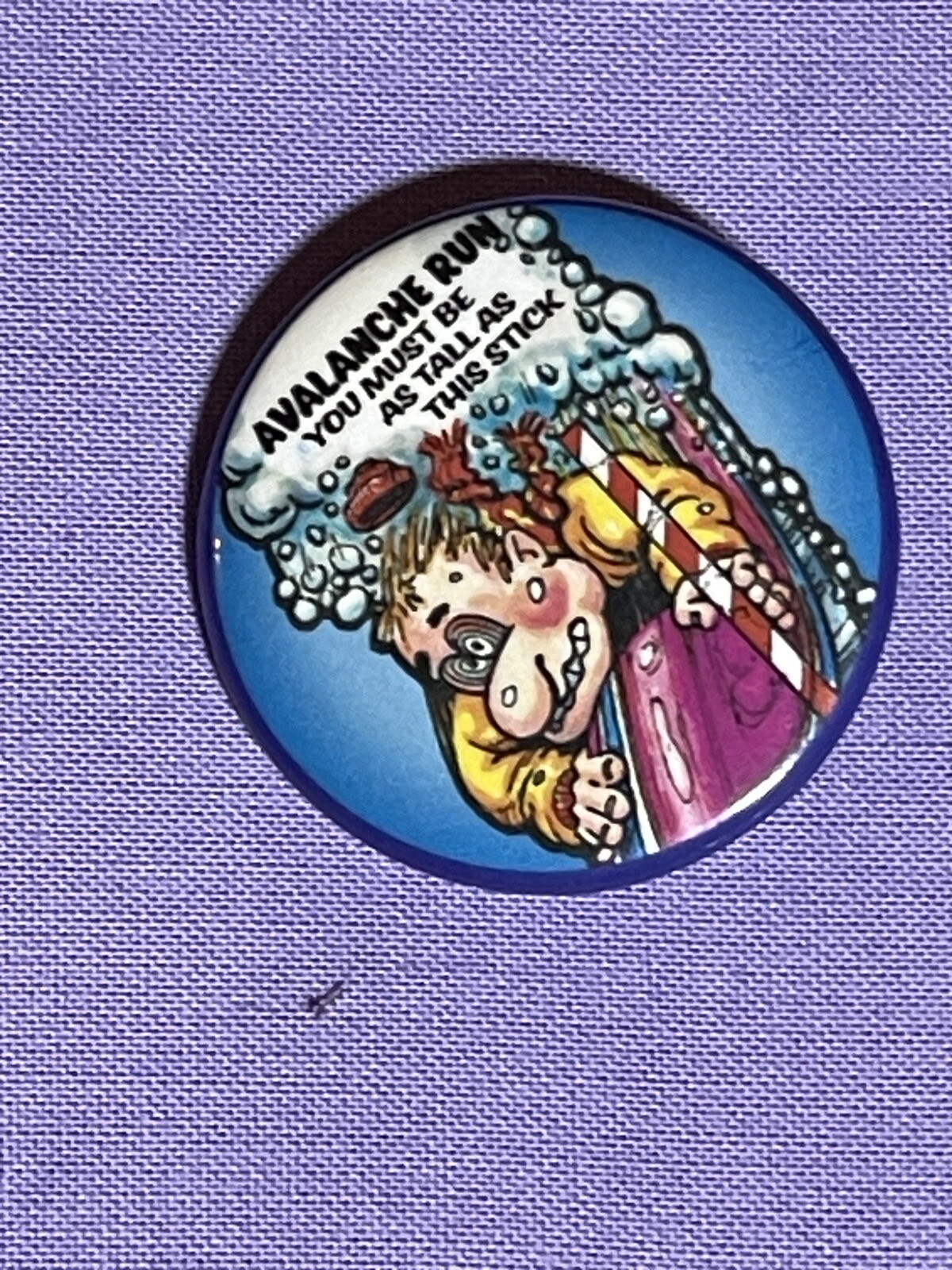 Cedar Point Button 2021 #59 Avalanche Run from Vintage Ride Height ...