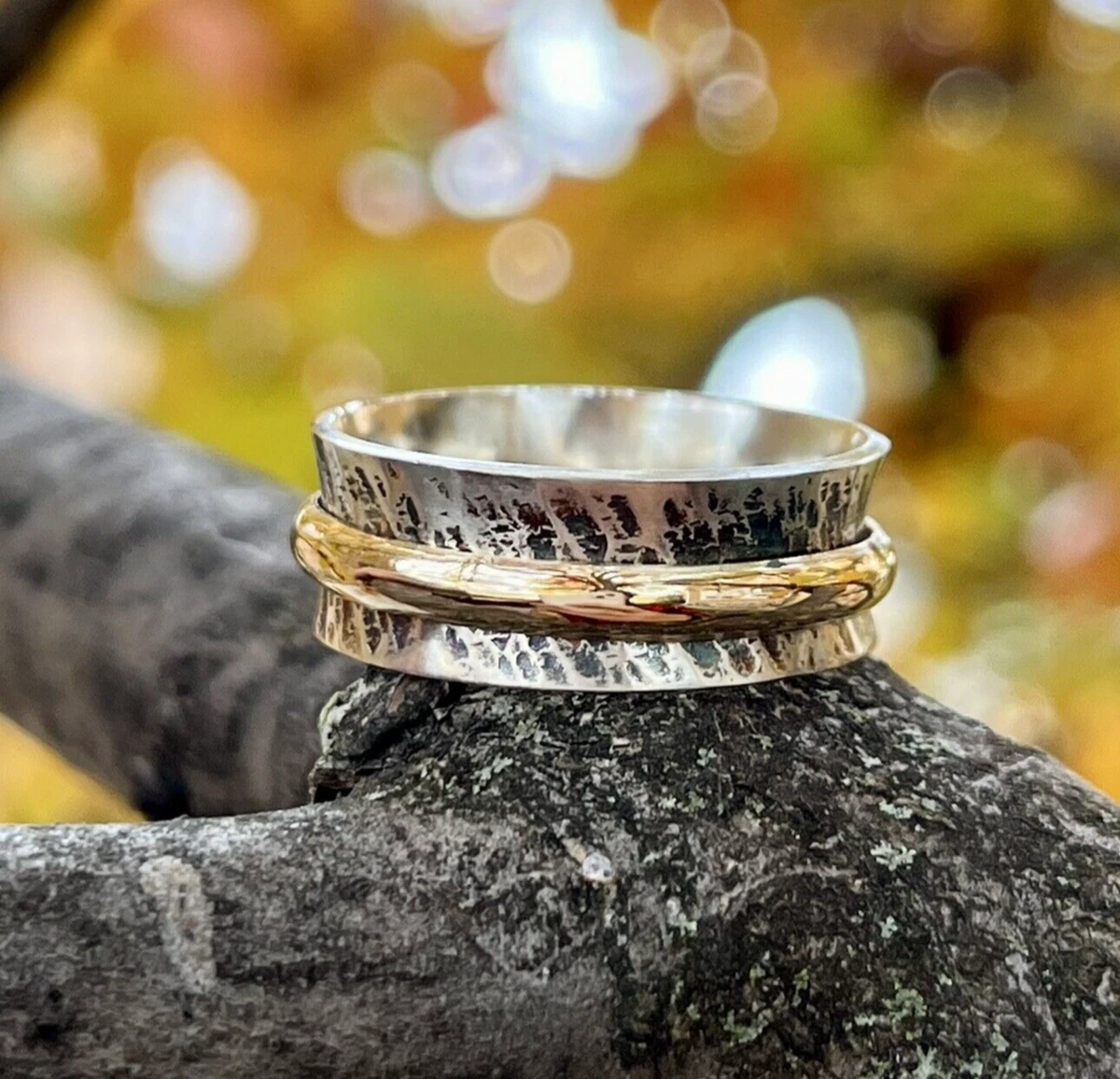 Gold Spinner Rings