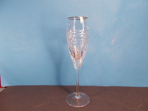 MIller Rogaska Crystal Trellis Gold Pattern Champagne Flute 9 5/8" | eBay
