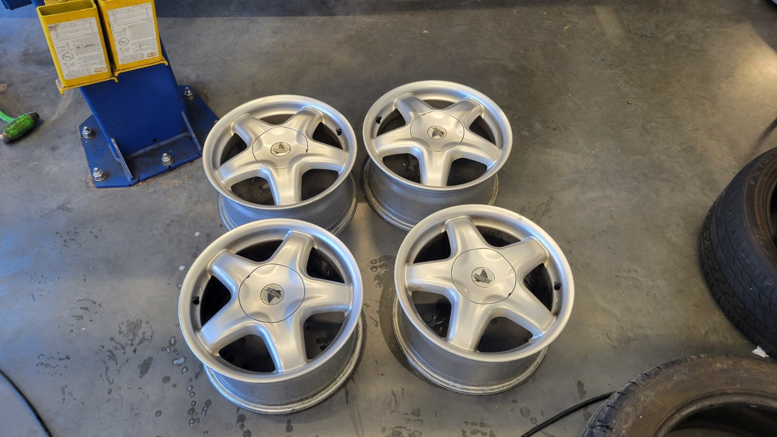 1995 Pontiac Firehawk Conv. SLP Speedline Silver 16" Wheels Rims 16x9 ...