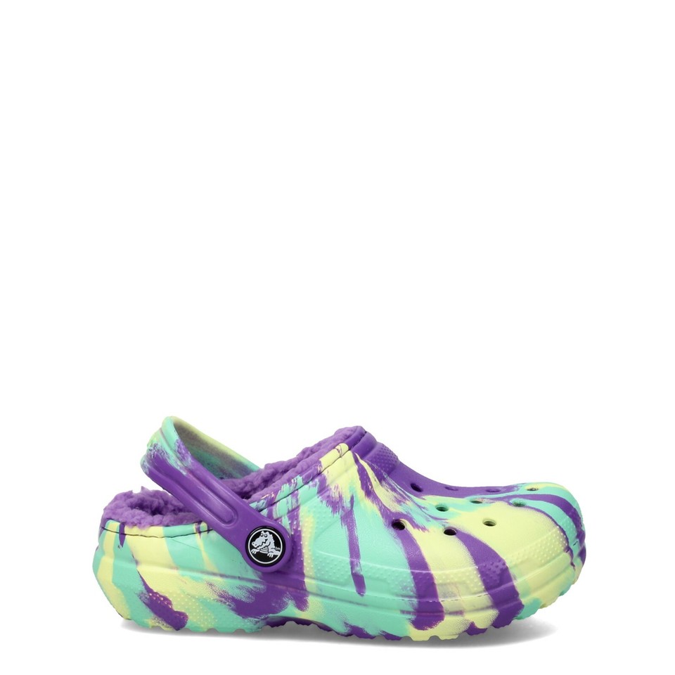 Crocs Juniors Classic Lined Marbled Clog US Size j5 (7590) | eBay