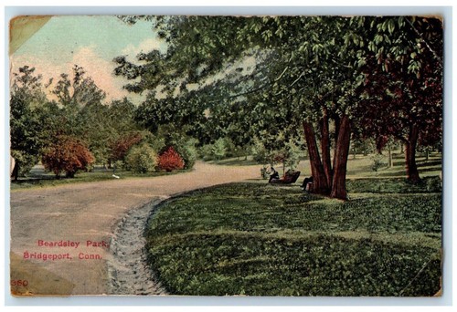 1912 Beardsley Park Bridgeport Connecticut CT Posted Antique Postcard | eBay