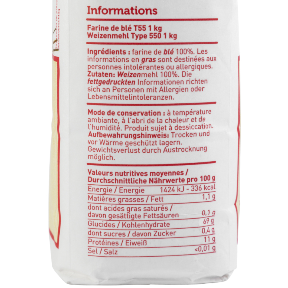 Bread Flour T55 1kg and Fresh Yeast 500g (+/- 10%) | eBay