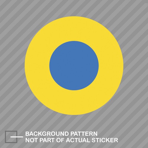 Ukrainian Air Force Roundel Sticker Decal Vinyl Ukraine UKR UA | eBay