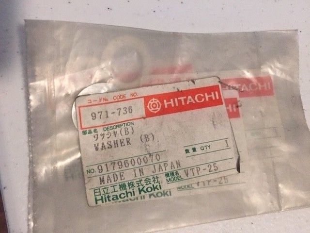 5 Qty- GENUINE Hitachi 971-736 971736 WASHER (B) WTP25 DH30PC2 DH30PC ...