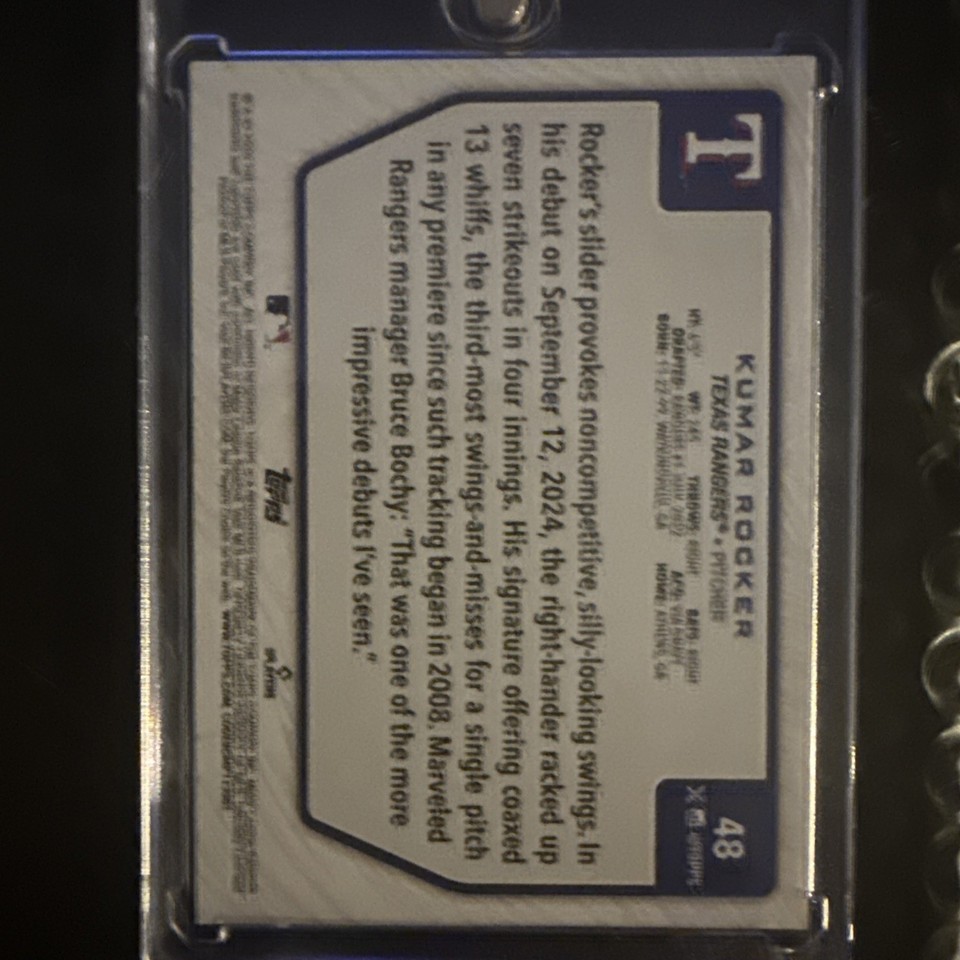 Kumar Rocker RC 2026 Topps Flagship Collection 2 | eBay